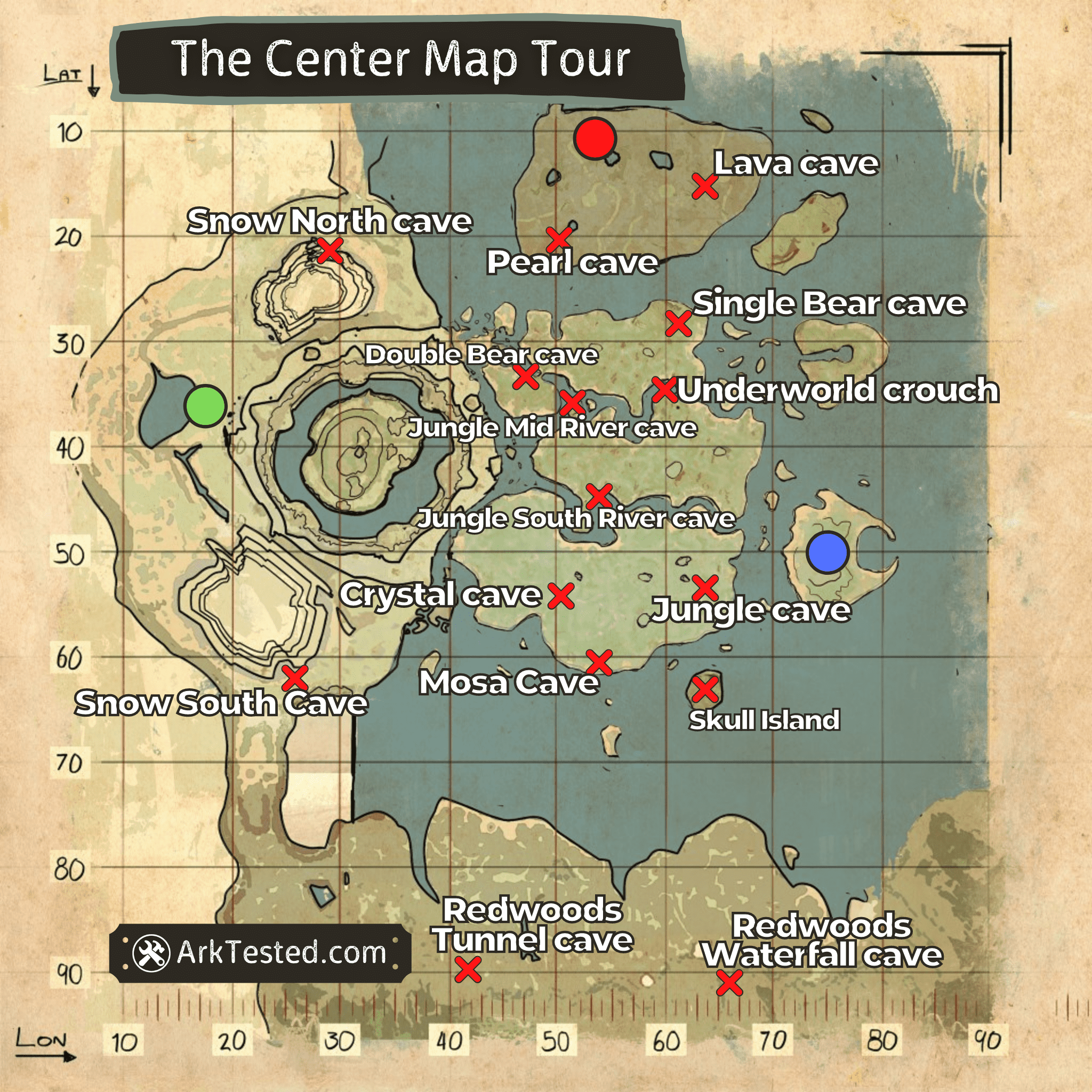 ARK The Center map - Ark Tested