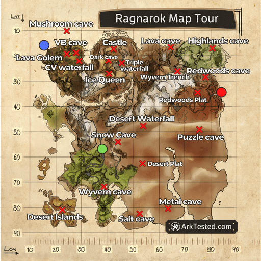 ARK Ragnarok map - Ark Tested