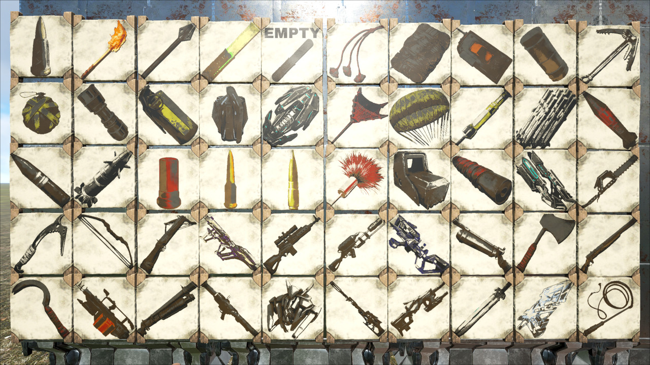 ARK Weapons Paintings - Ark Tested