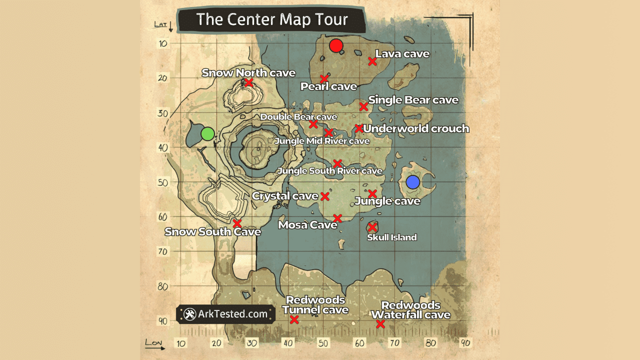 ARK The Center map - Ark Tested
